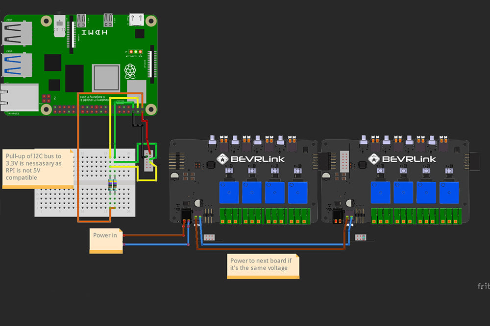 4 channel relay. How to wire directly between the relay and the single
